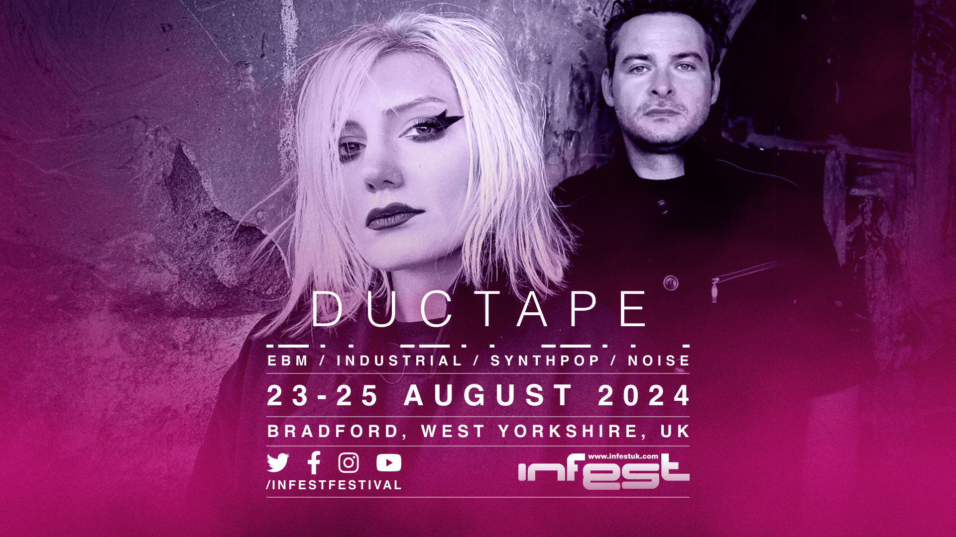 INFEST 2024 - Ductape confirmed! - Infest Festival