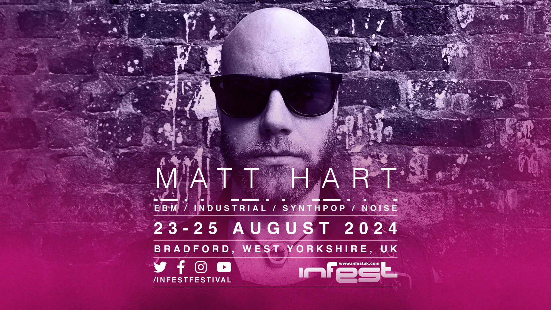 INFEST 2024 - Matt Hart confirmed! - Infest Festival
