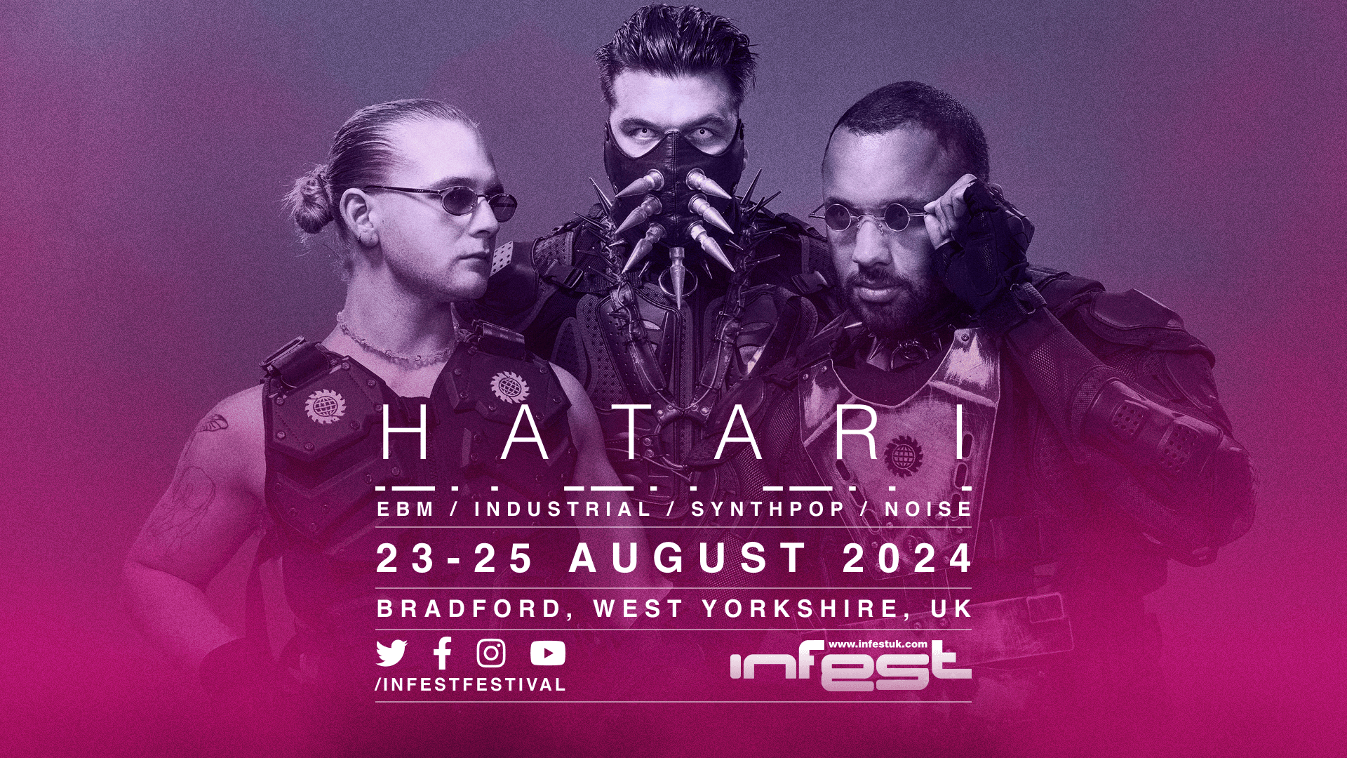 INFEST 2024 - Hatari confirmed! - Infest Festival